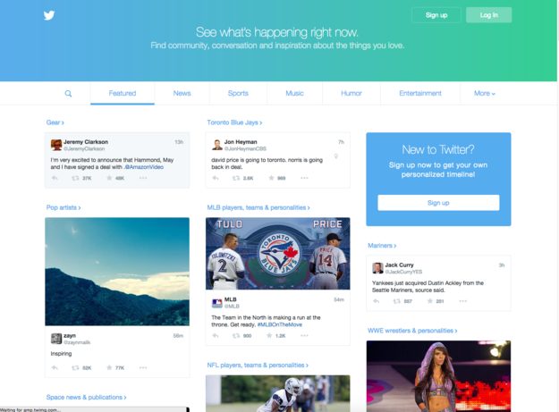 Το Twitter Επανασχεδιάζει Την Αρχική Σελίδα Του